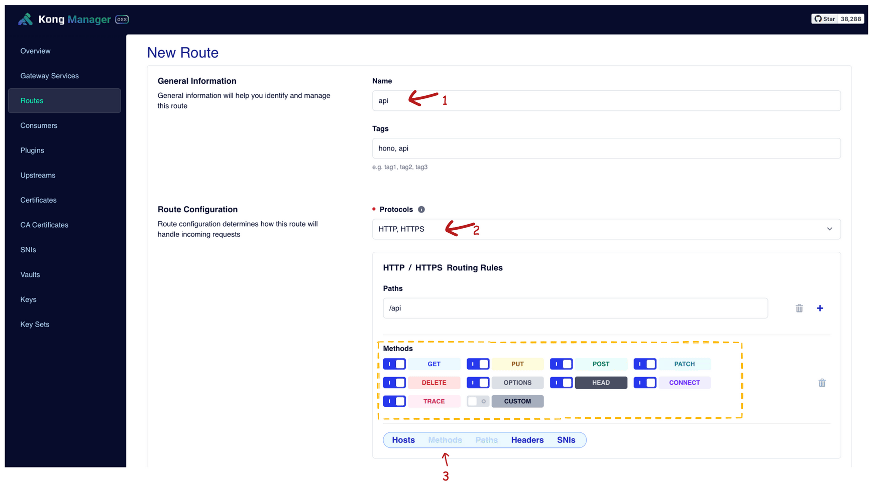 Route | AQS's Kong workshop